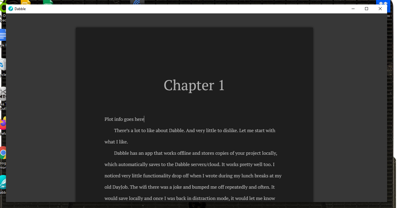 Review: Dabble Writing App | Comfortable Shoes Studio